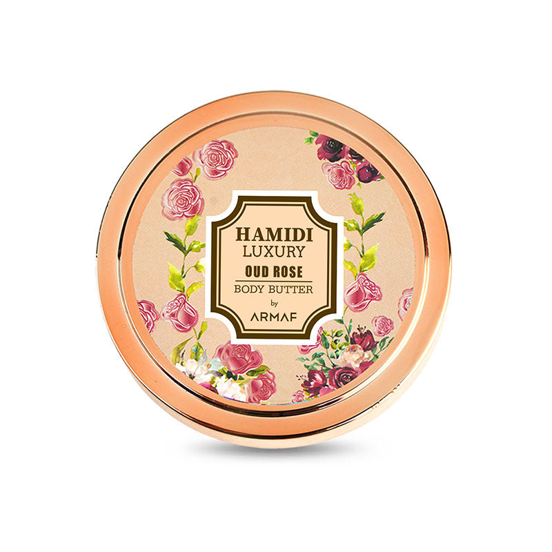 LUXURY OUD ROSE BODY BUTTER - 250ML – hamidi.ae