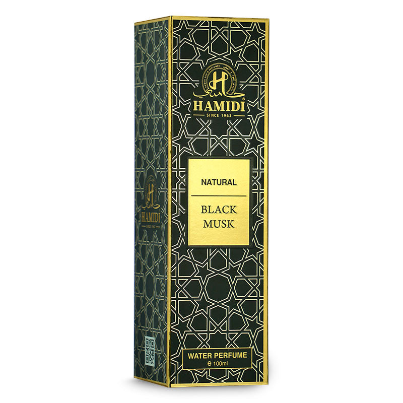 NATURAL BLACK MUSK WATER PERFUME - 100ML – hamidi.ae