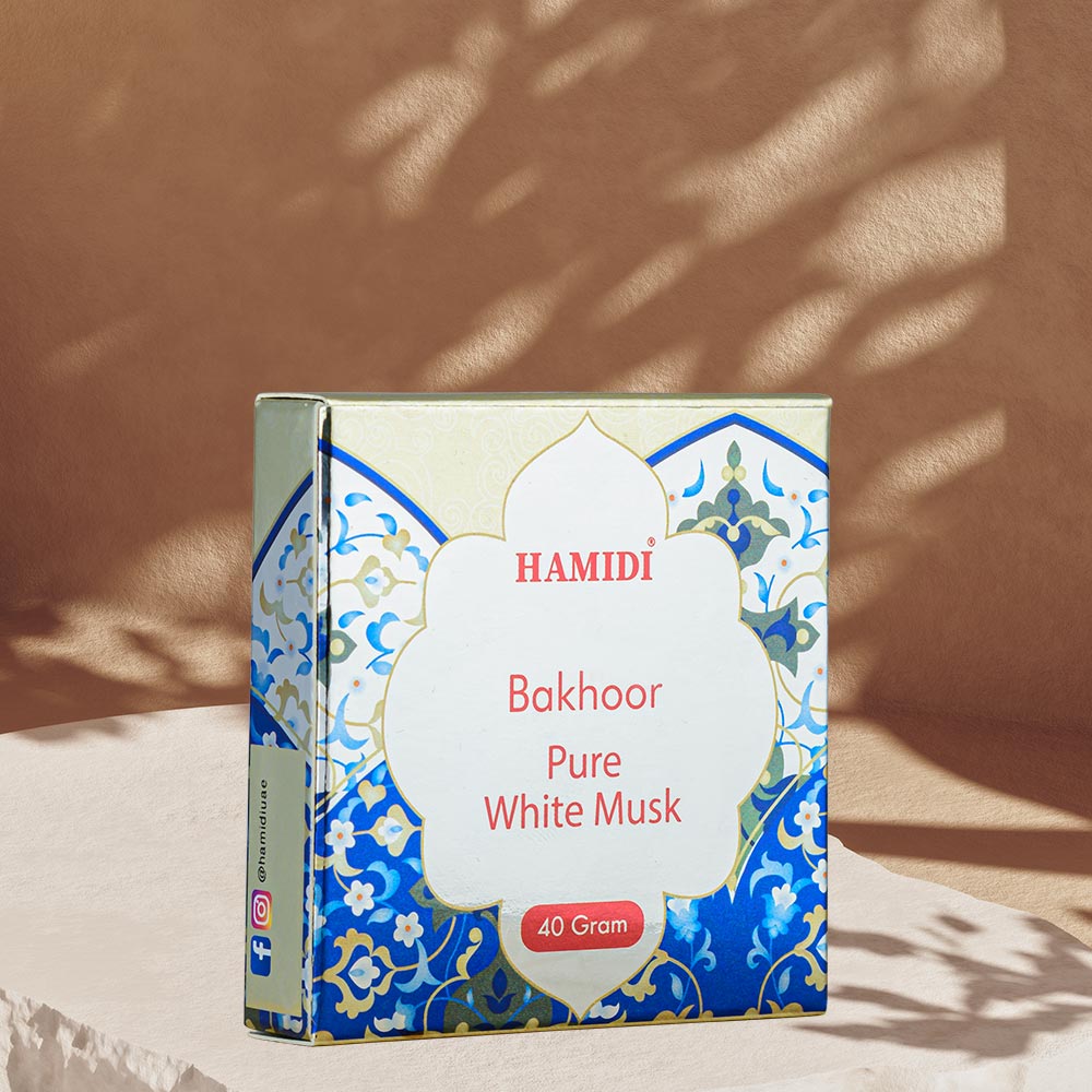 CHOCOLATE BAKHOOR PURE WHITE MUSK - 40G – hamidi.ae